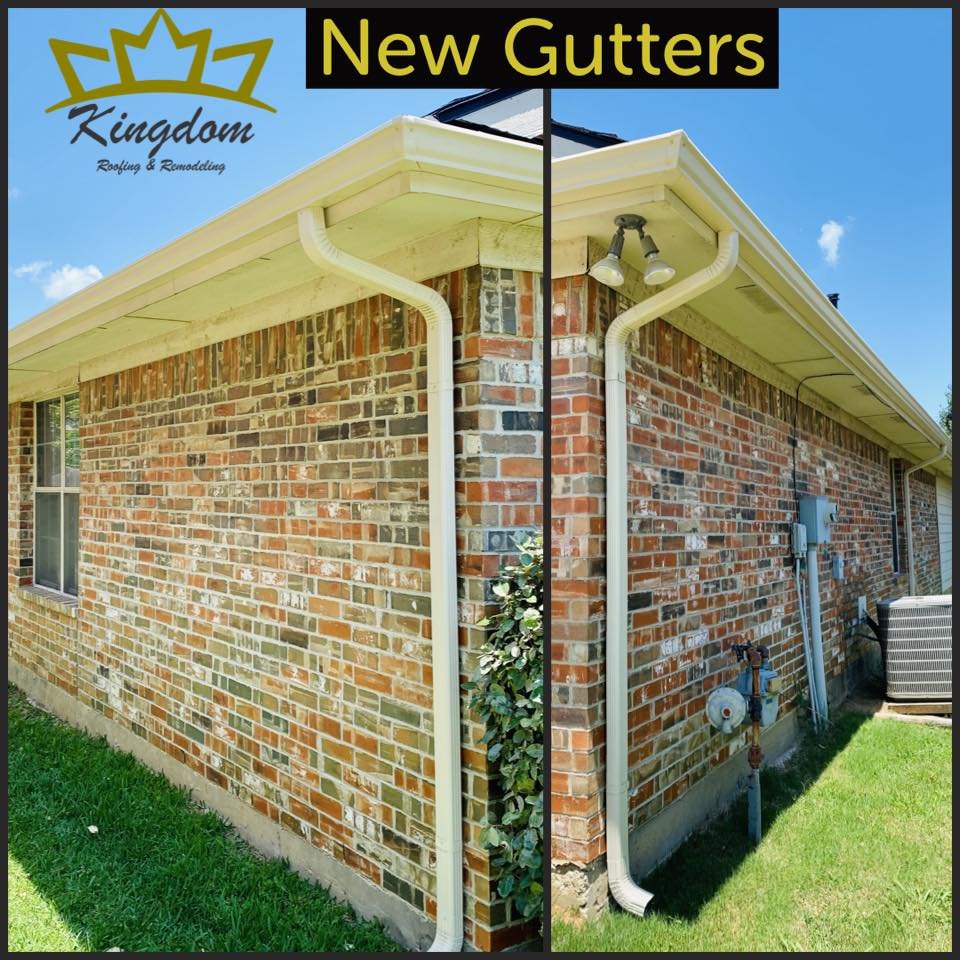 Gutter Installation In Greenville TX | Kingdom Roofing